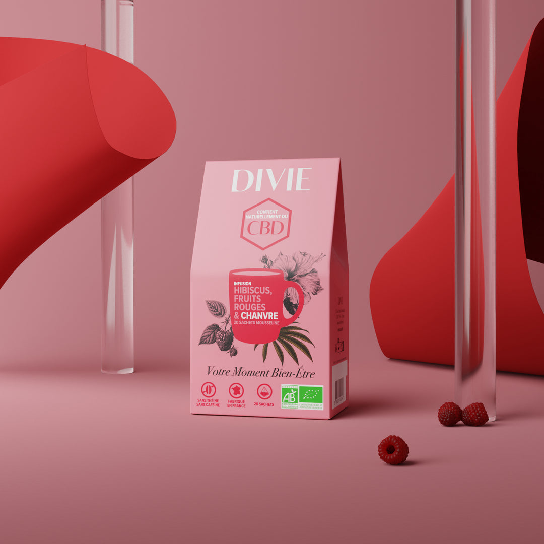 DIVIE | Tisanes et infusions BIO Chanvre, CBD et plantes naturelles – Divie